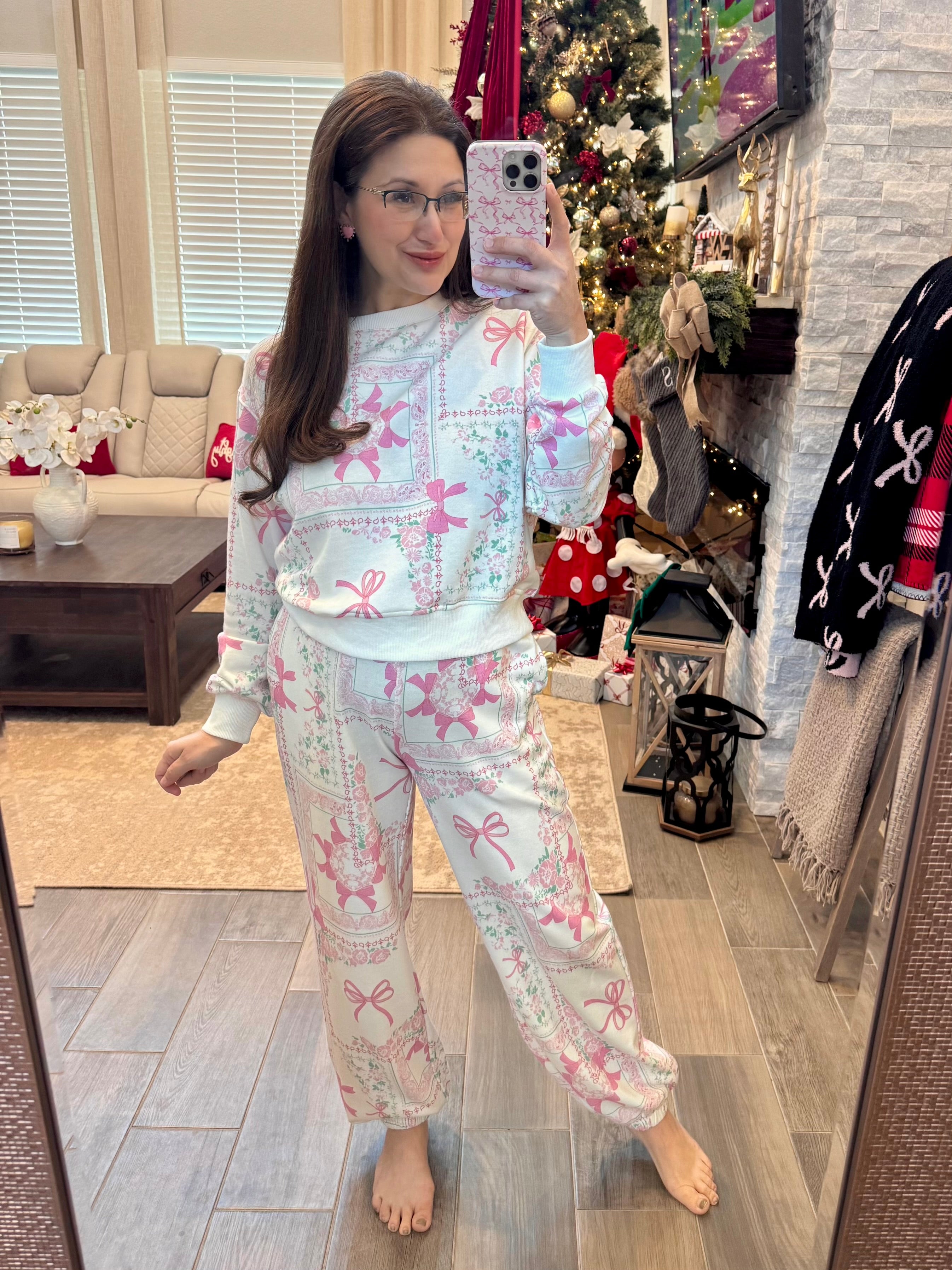 Bow & Bloom Lounge Set – Lynn & Marie Boutique